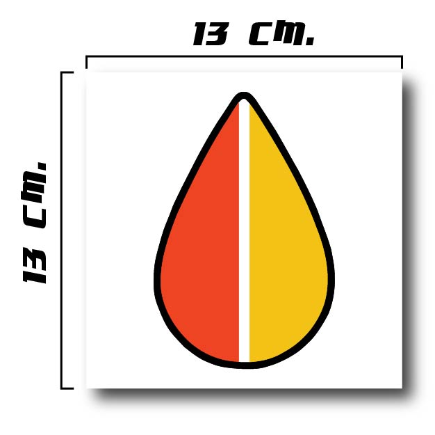 สติกเกอร์ติดรถ Kōreisha Mark (คนขับสูงอายุ) รุ่นก่อนปี 2011 ขนาด 13×13 ...